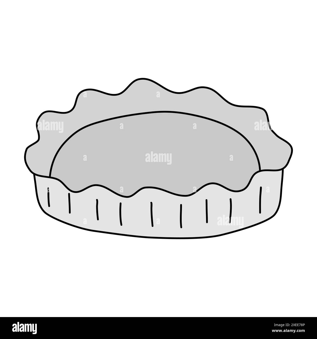 Metal or glass round baking form for cake or pie, cooking or baking ...