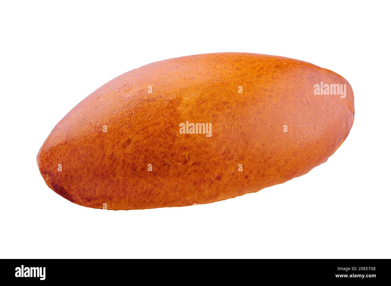 bun isolated on a white background Stock Photo - Alamy
