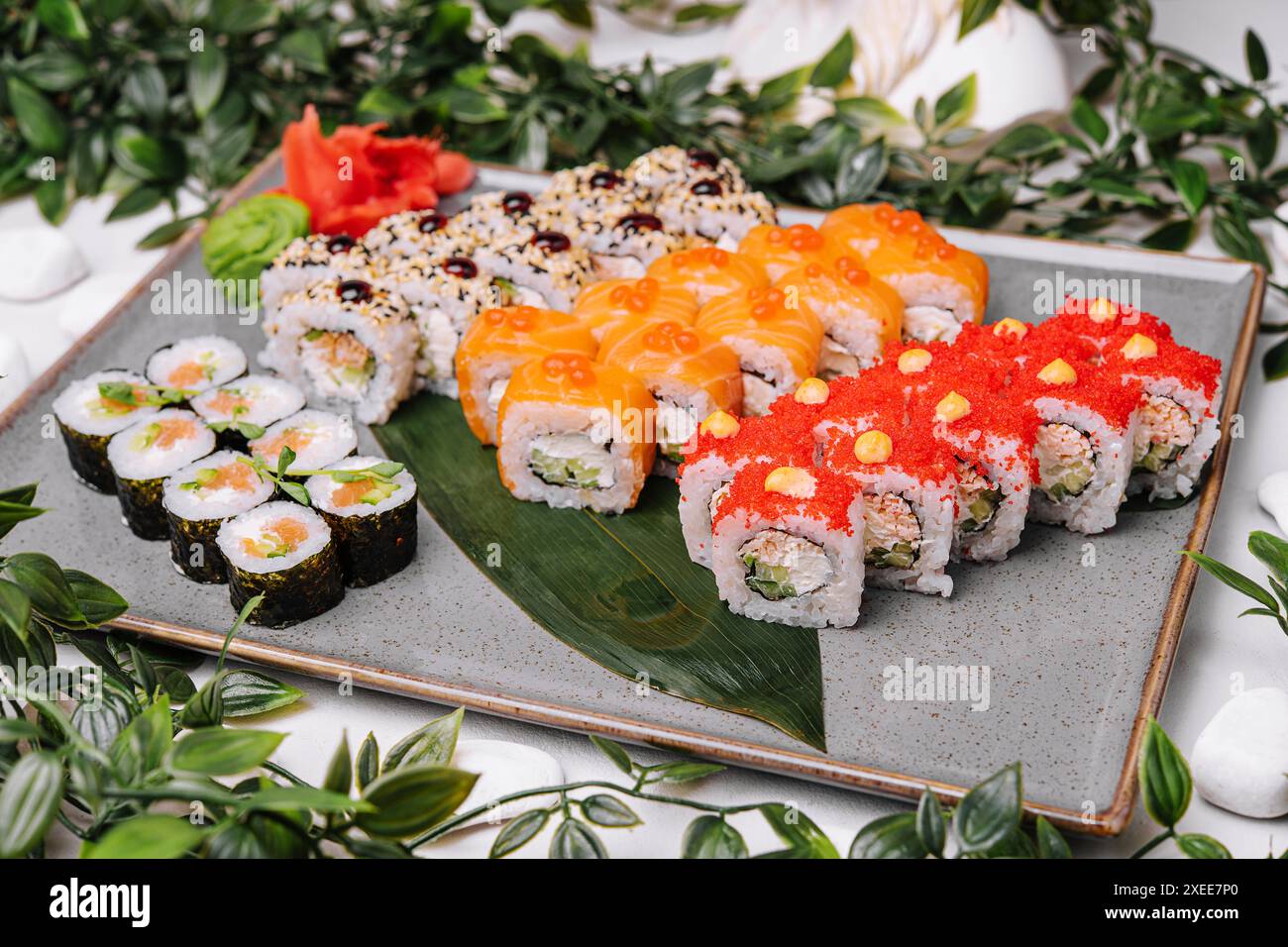 Different types sushi sashimi hi-res stock photography and images - Alamy