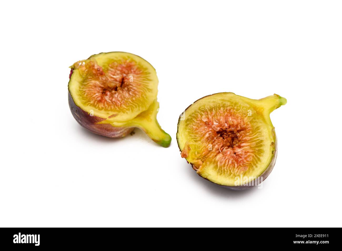 Fresh figs isolated on white background with clipping path, whole and ...