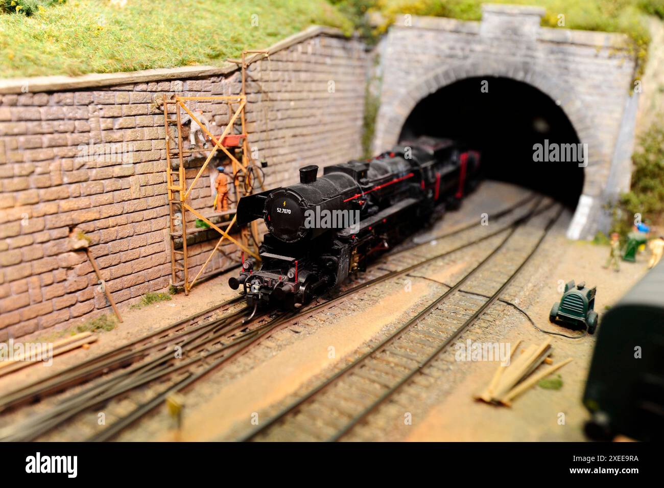 Model railway almost like the real thing Stock Photo - Alamy