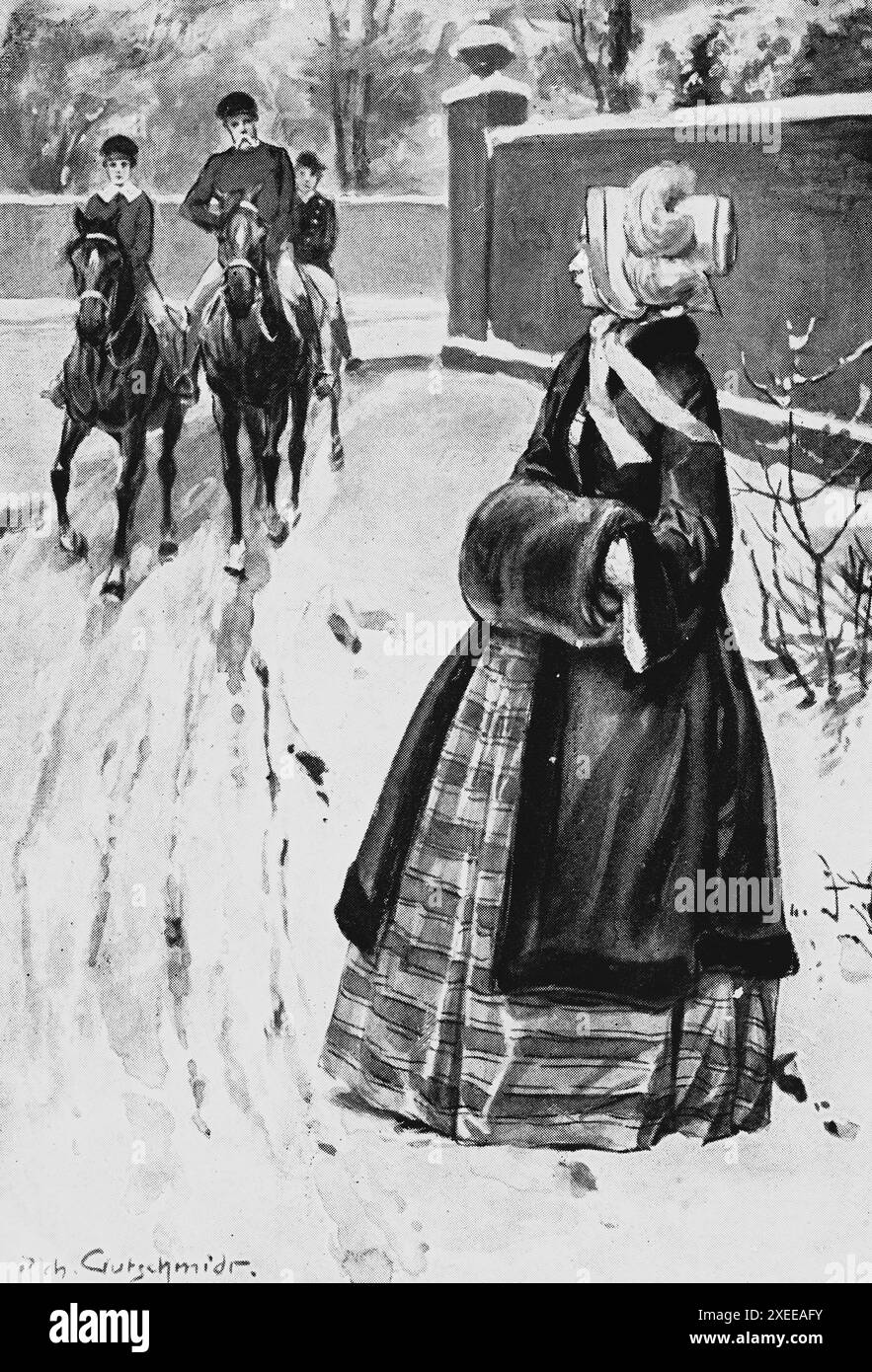 The huntsmen coming along on horse family life and gender role end of ...