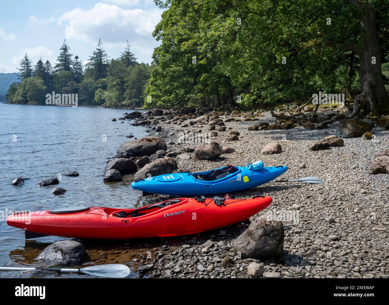 Exploring Otterbield Bay, Derwent Water, Lake District, Cumberland ...