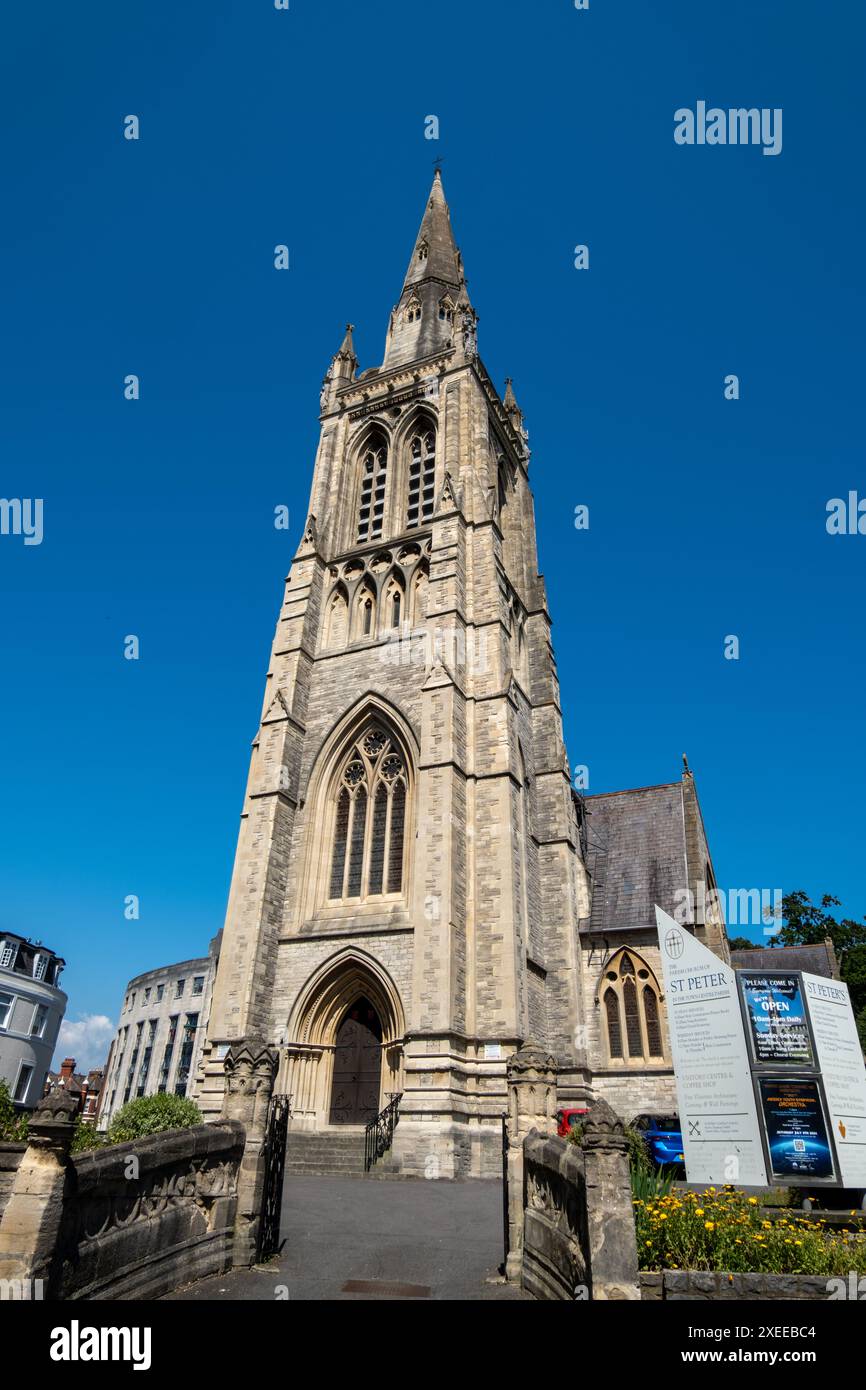 St Peter's Church, Bournemouth Stock Photo - Alamy