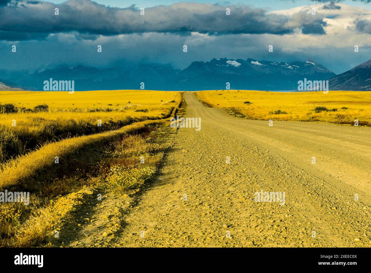rubble road, el Calafate, Republic Argentina, Patagonia Stock Photo - Alamy
