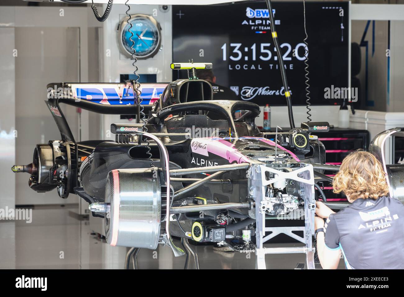 Alpine F1 Team A524, mechanical detail bodywork, carrosserie, mechanic ...