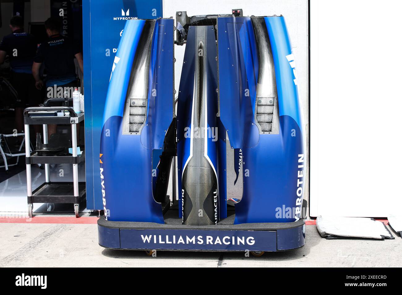 Williams Racing FW46, mechanical detail engine cover bodywork ...