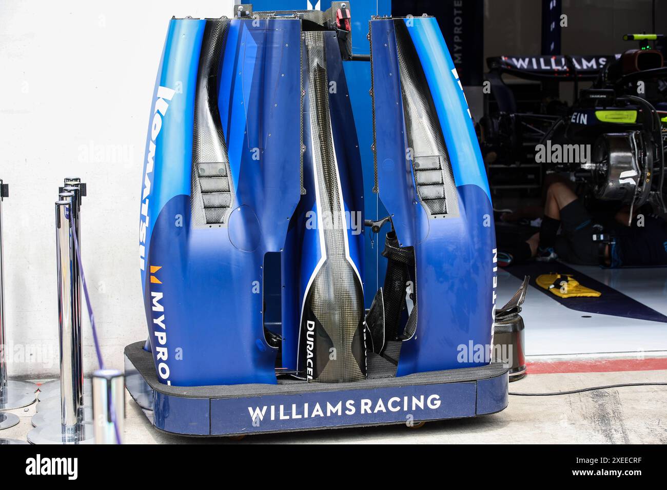 Williams Racing FW46, mechanical detail engine cover bodywork, carrosserie, during the Formula 1 ...