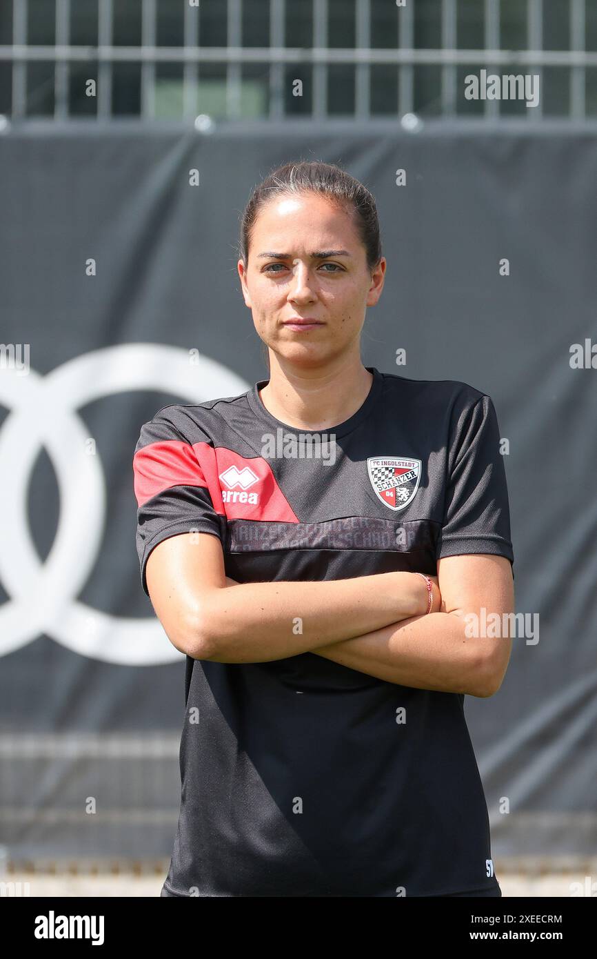 Ingolstadt, Germany. 27th June, 2024. Sabrina Wittmann, head coach of ...