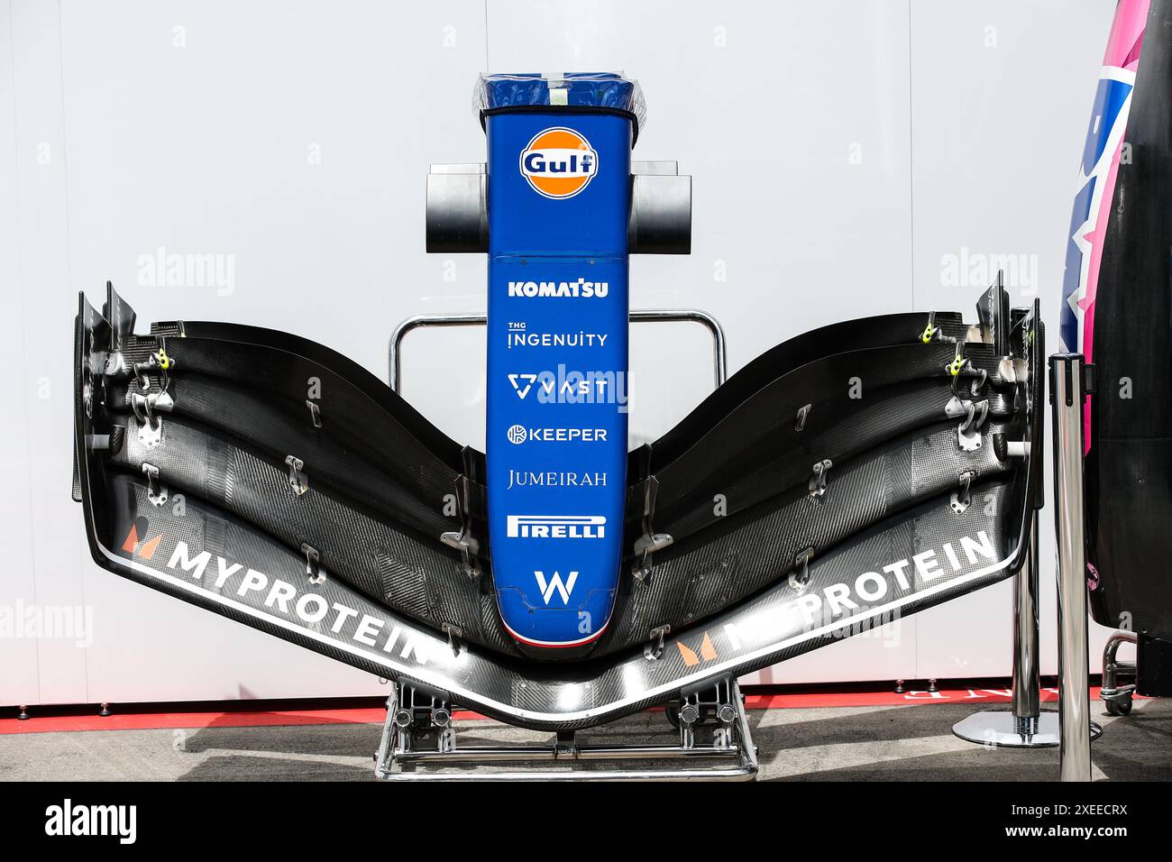 Williams Racing FW46, mechanical detail front wing during the Formula 1 ...