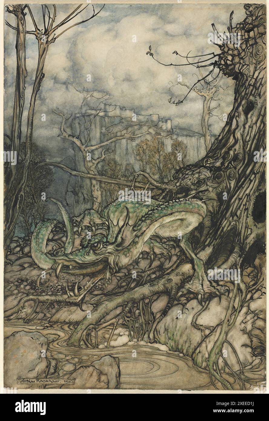 Dragon magical creature flying hi-res stock photography and images - Alamy