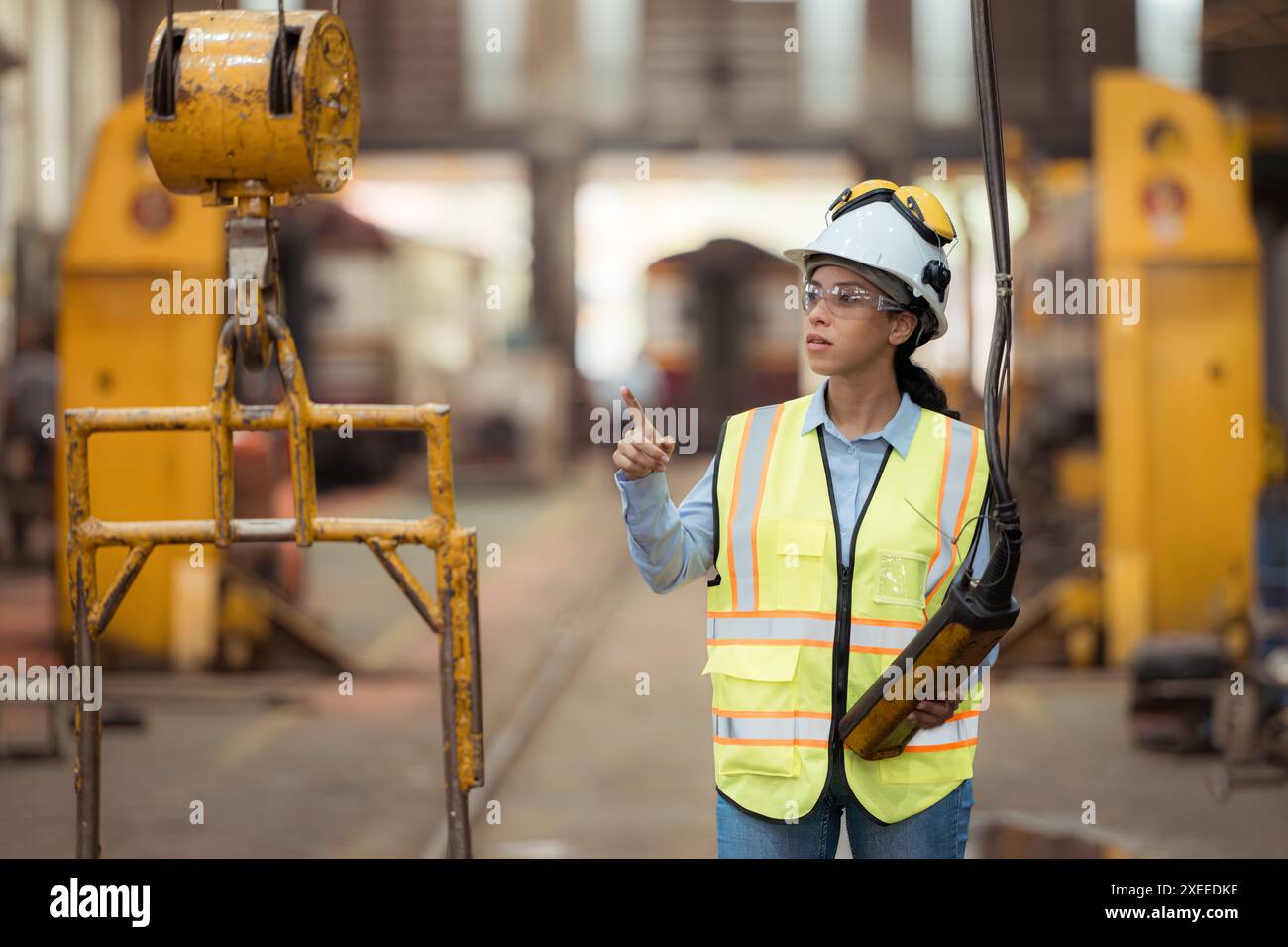 Female railway worker hi-res stock photography and images - Alamy