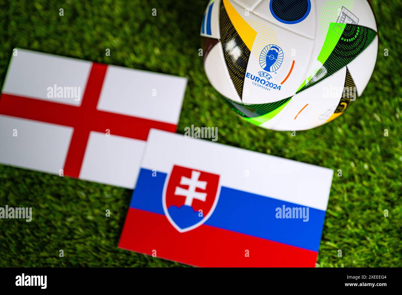 GELSENKIRCHEN, GERMANY, 27 JUNE 2024: England vs Slovakia Euro 2024 ...