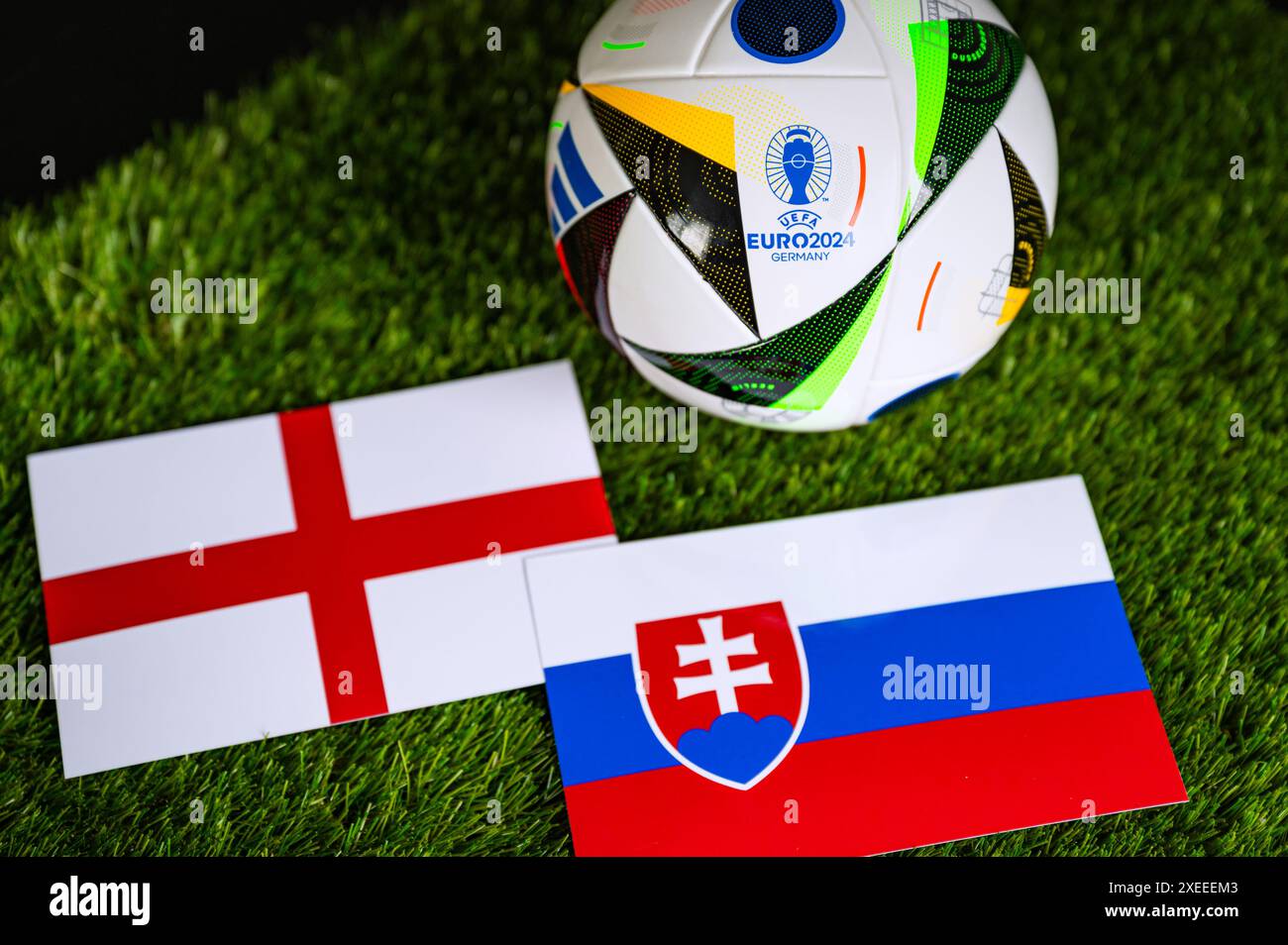 GELSENKIRCHEN, GERMANY, 27 JUNE 2024: England vs Slovakia Euro 2024 ...