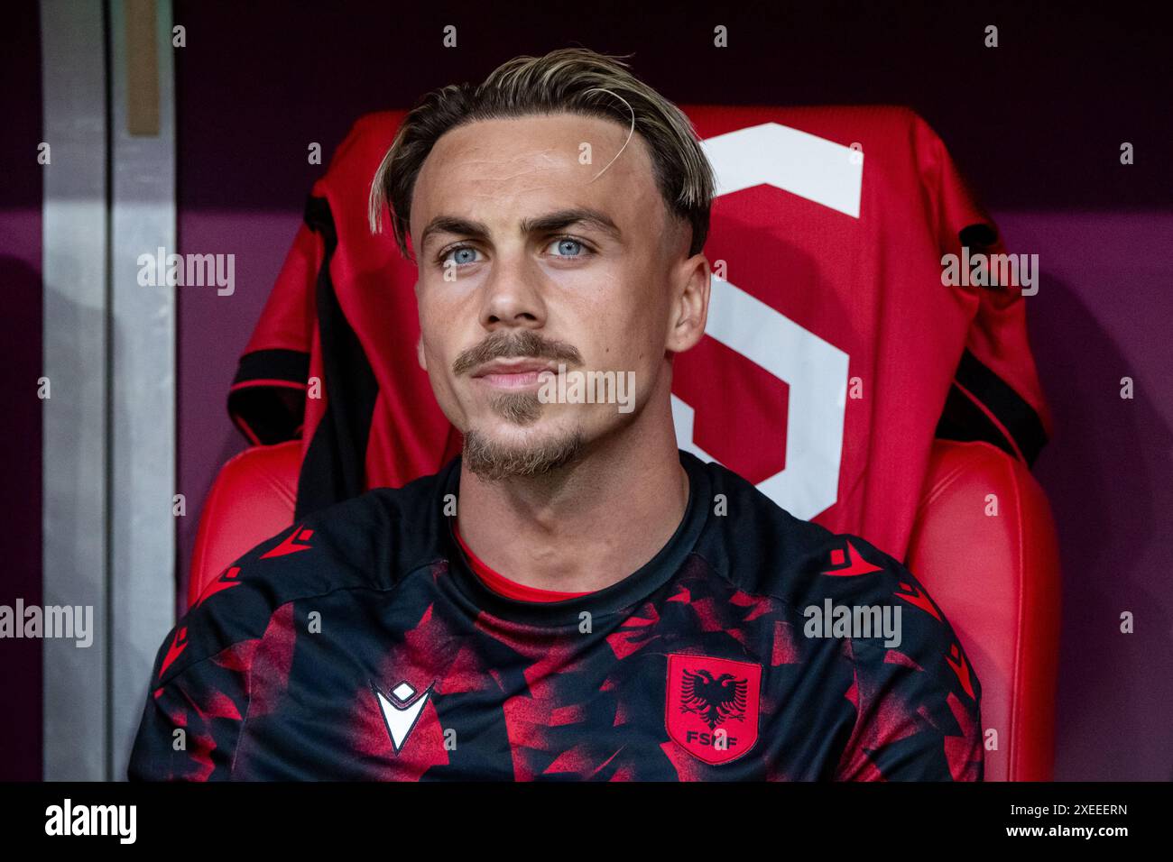 Taulan Seferi (Albanien, #15) , GER, Albania (ALB) vs Spain (ESP ...