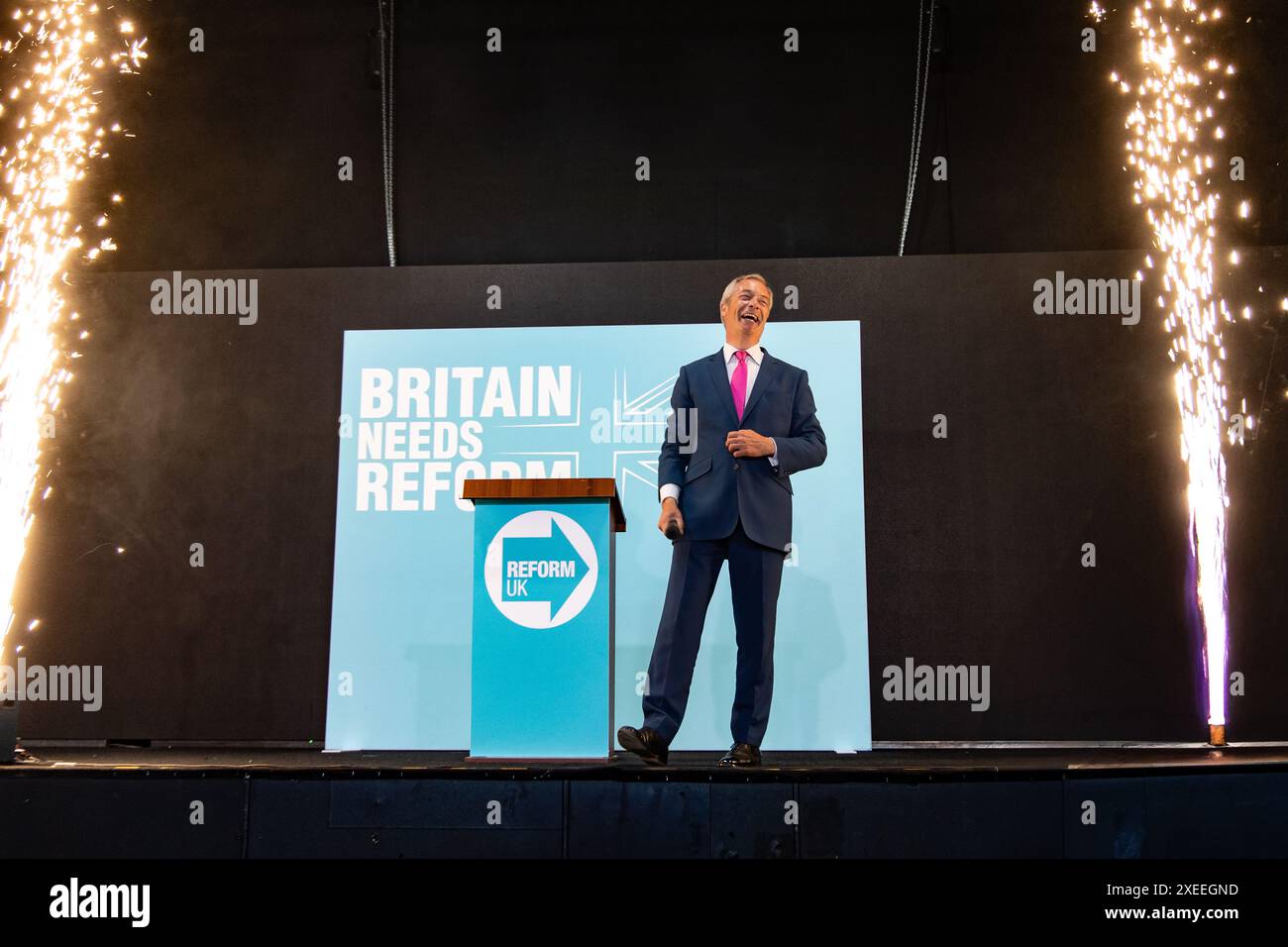 Nigel farage county durham hi-res stock photography and images - Alamy