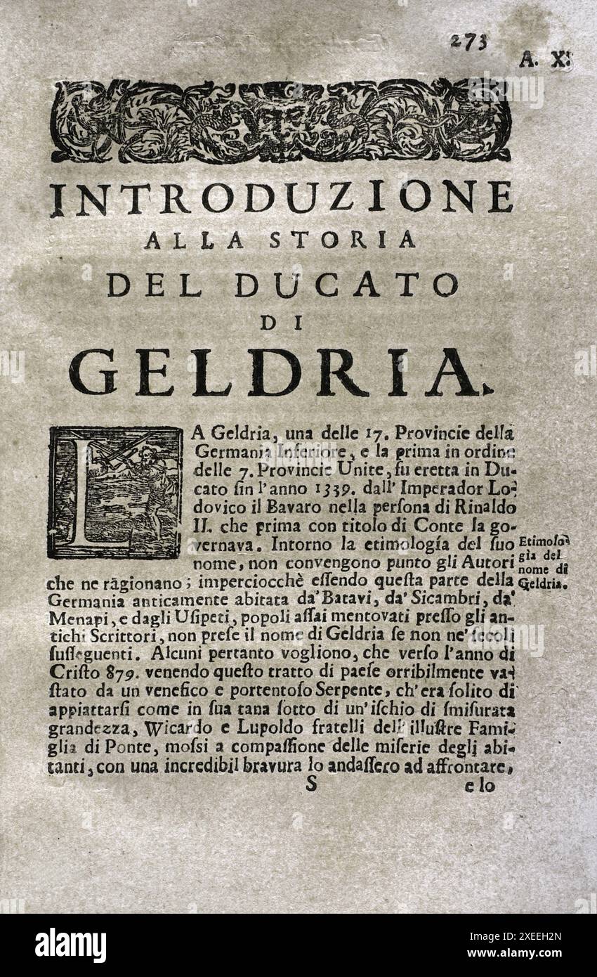 "Mappamondo Istorico". Volume V. Part IV. Introduction to the history ...