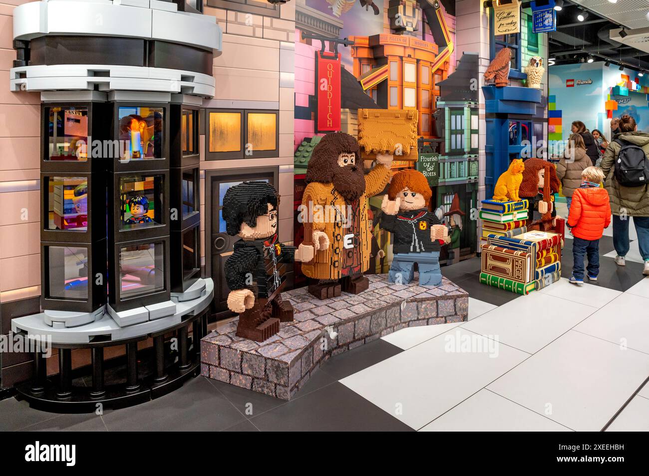 London, UK - March 22, 2024 : The LEGO Store, Leicester Square, London. The LEGO Group is a ...