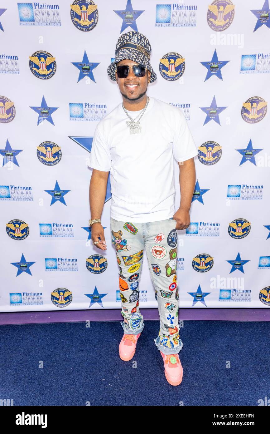 Hollywood, USA. 26th June, 2024. Singer Yung Muusik attends 2024 Angel ...