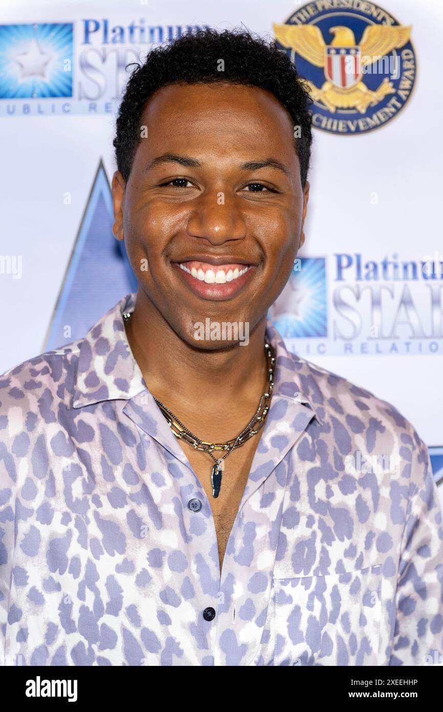Hollywood, USA. 26th June, 2024. Actor/Singer Aaron Kendall Wilson ...