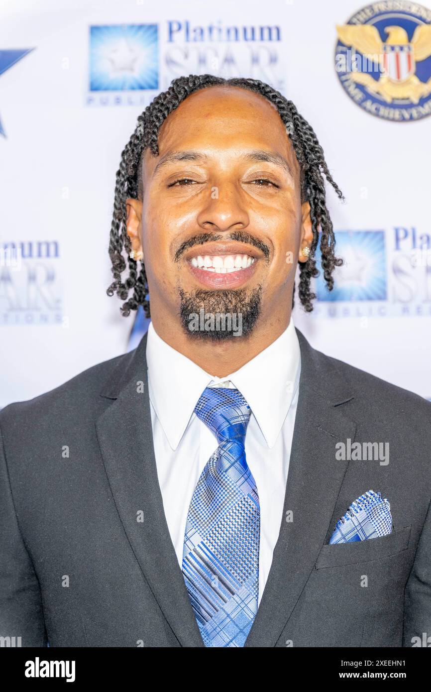 Actor Robert Ri’chard attends 2024 Angel City Salute Awards ...