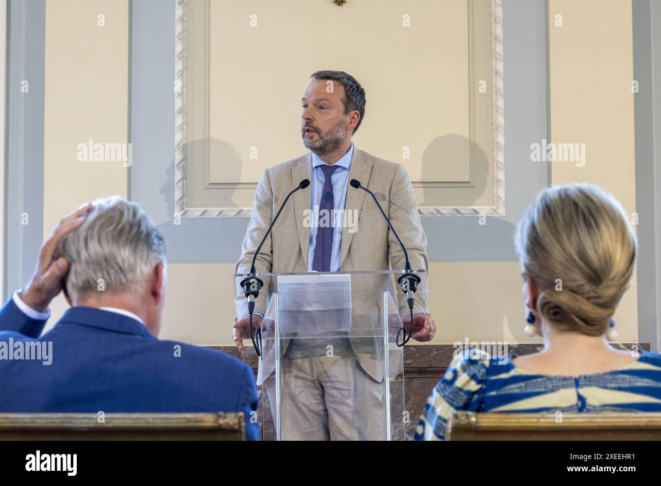 Brussels, Belgium. 27th June, 2024. King Philippe - Filip of Belgium ...