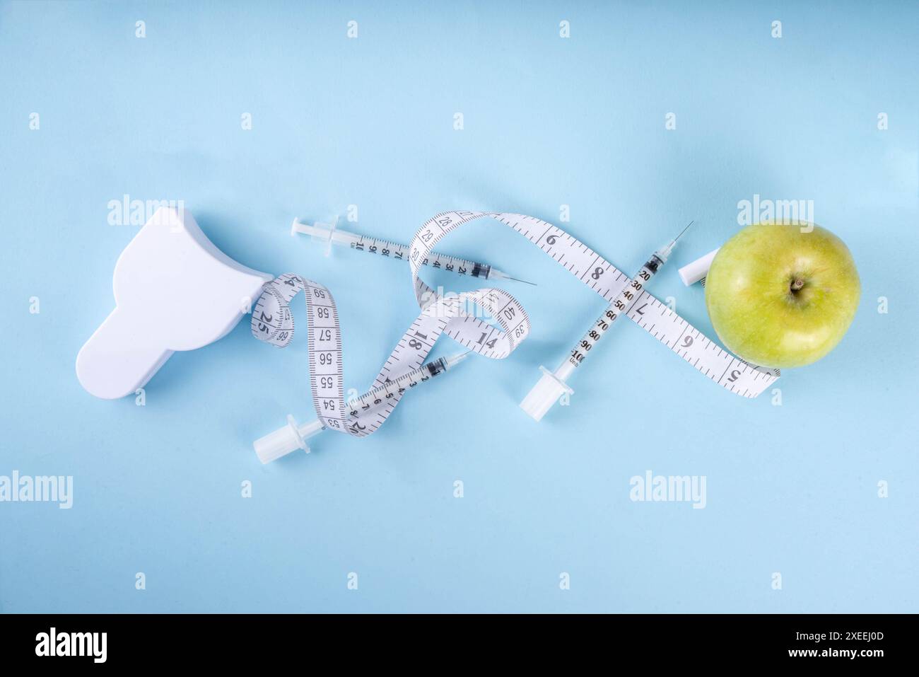 Weight loss injection. Insulin resistance, diabetes, slimming healthy ...