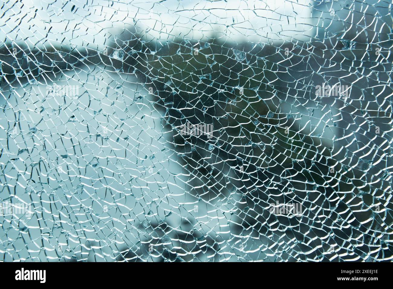 Shattered glass intricate crack patterns hi-res stock photography and ...