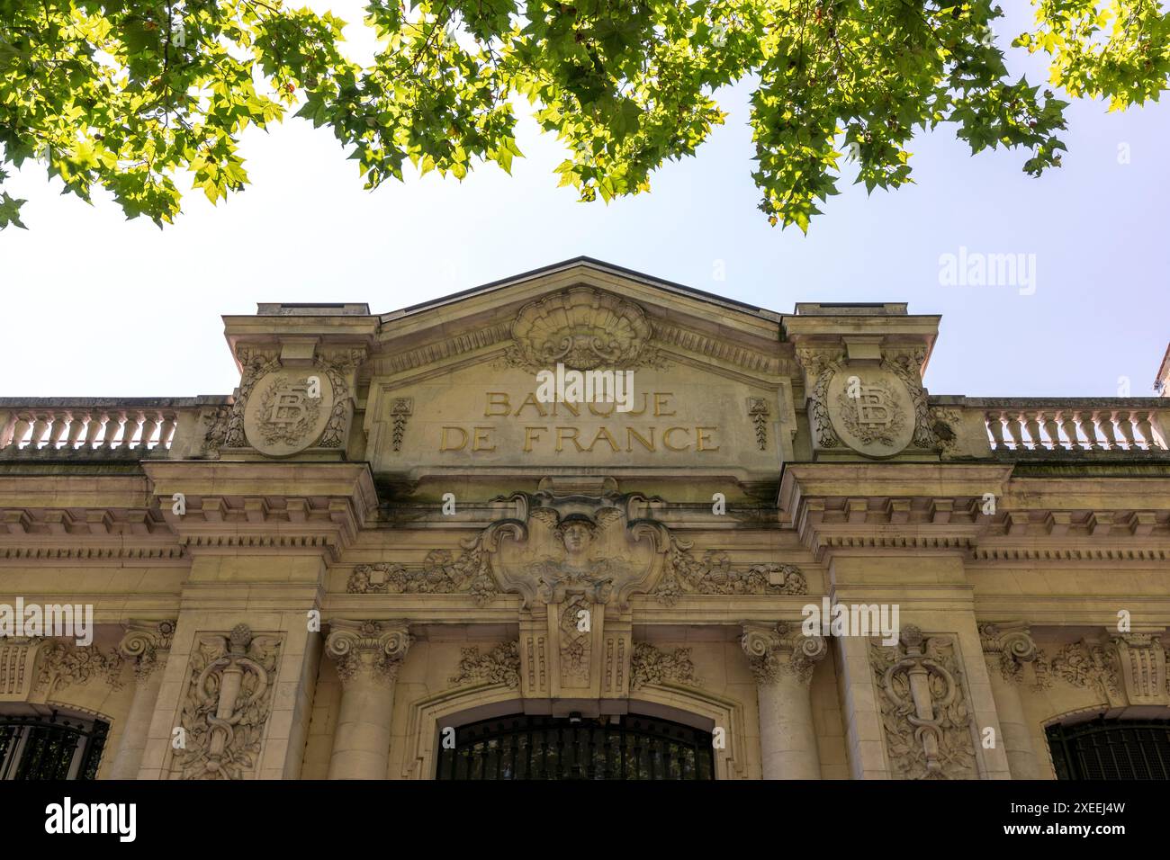 Banque de France building facade in Bordeaux, France Stock Photo - Alamy