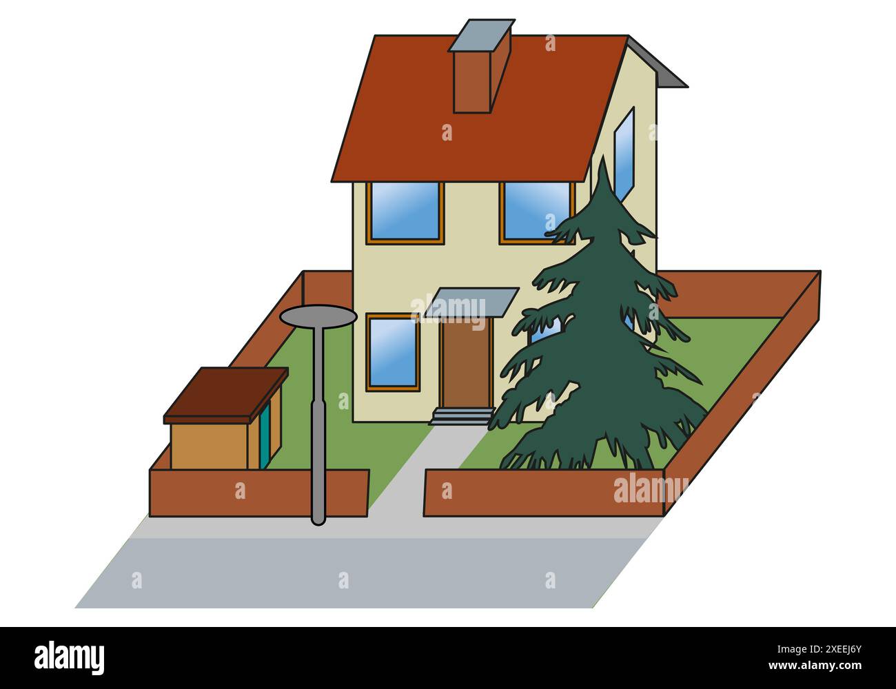 ISO family house Stock Photo - Alamy