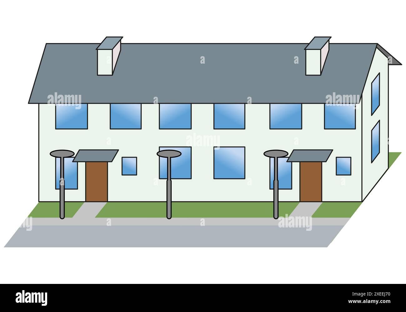 ISO social housing Stock Photo - Alamy