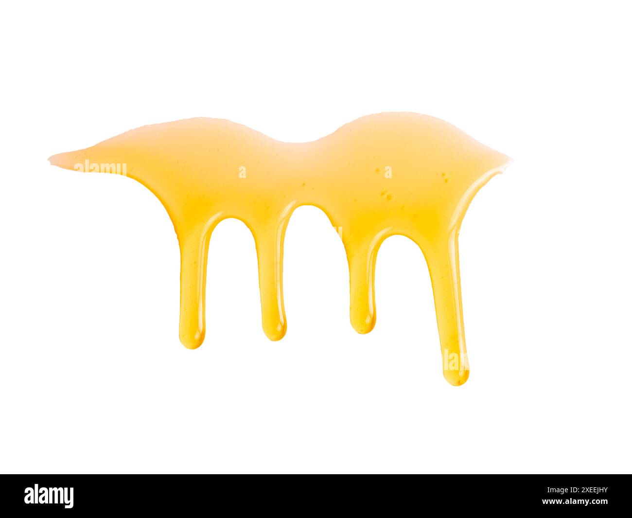Honey isolated. Flow down honey isolated on white background with ...