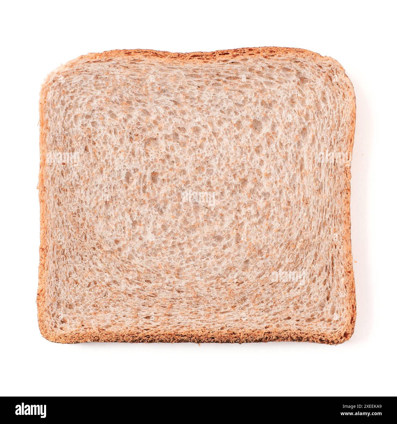 Bread slice isolated on white with clipping path Stock Photo - Alamy