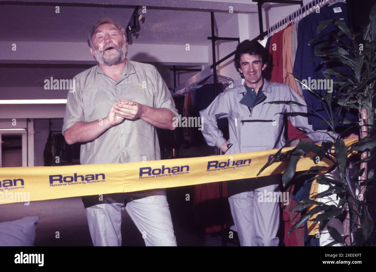 Professor David Bellamy and Rohan founder Paul Howcroft at the opening ...