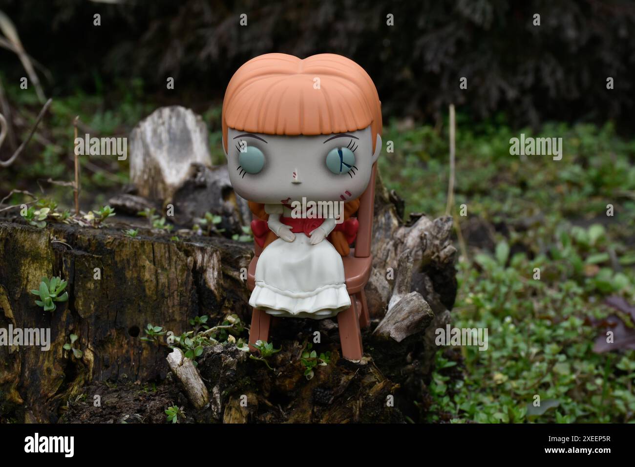 Funko Pop action figure of haunted vintage doll Annabelle from The ...