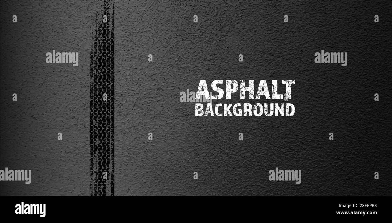 Black marks braking car Stock Vector Images - Alamy