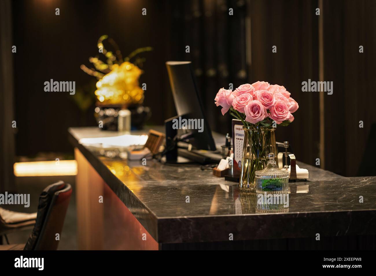 Warm and peaceful restaurant environment Stock Photo - Alamy