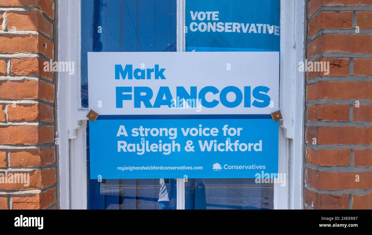 Conservative posters the 2024 general election for Mark Francois MP for ...