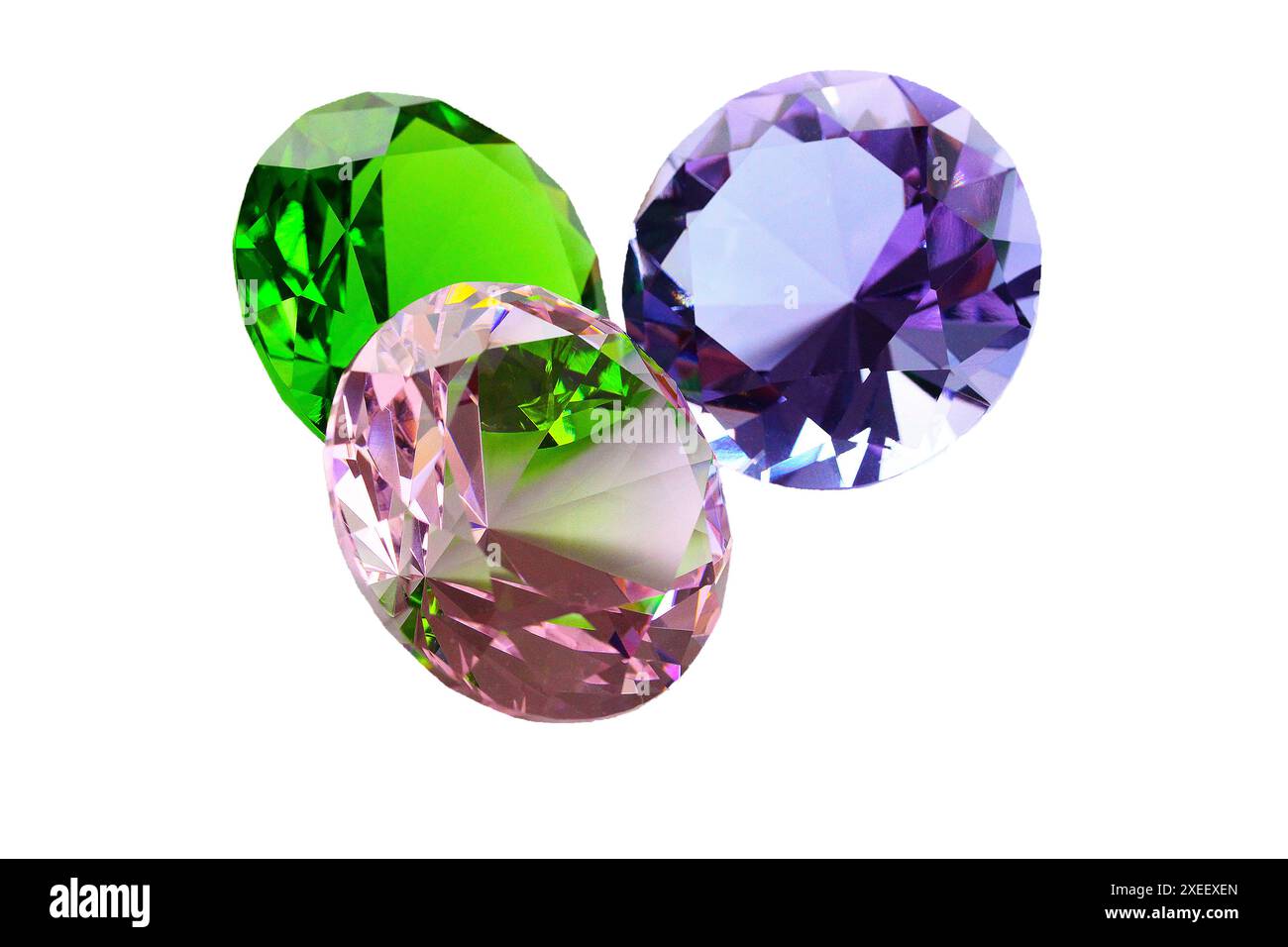 Jewelry Diamond Cut Crystal Stones Stock Photo - Alamy