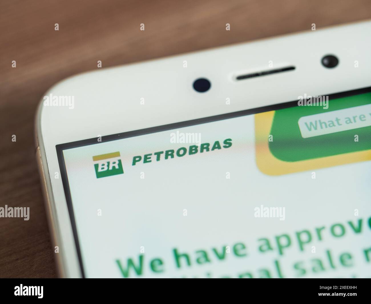 Petrobras oil company logo hi-res stock photography and images - Alamy