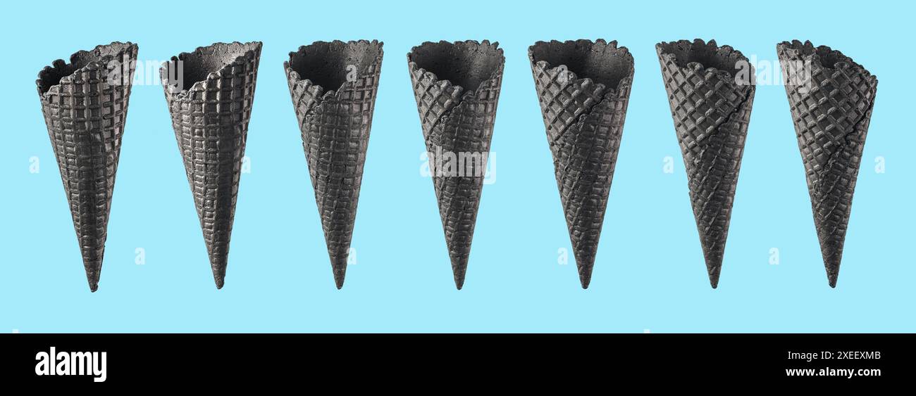 Perspectives of wafer sugar cone Stock Photo - Alamy