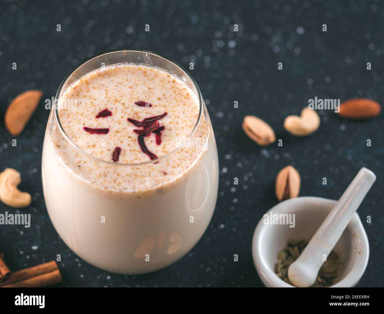 Thandai glass hi-res stock photography and images - Alamy
