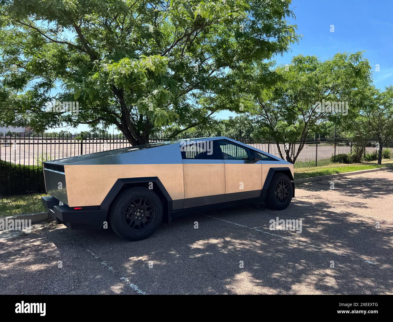 Green cybertruck hi-res stock photography and images - Alamy