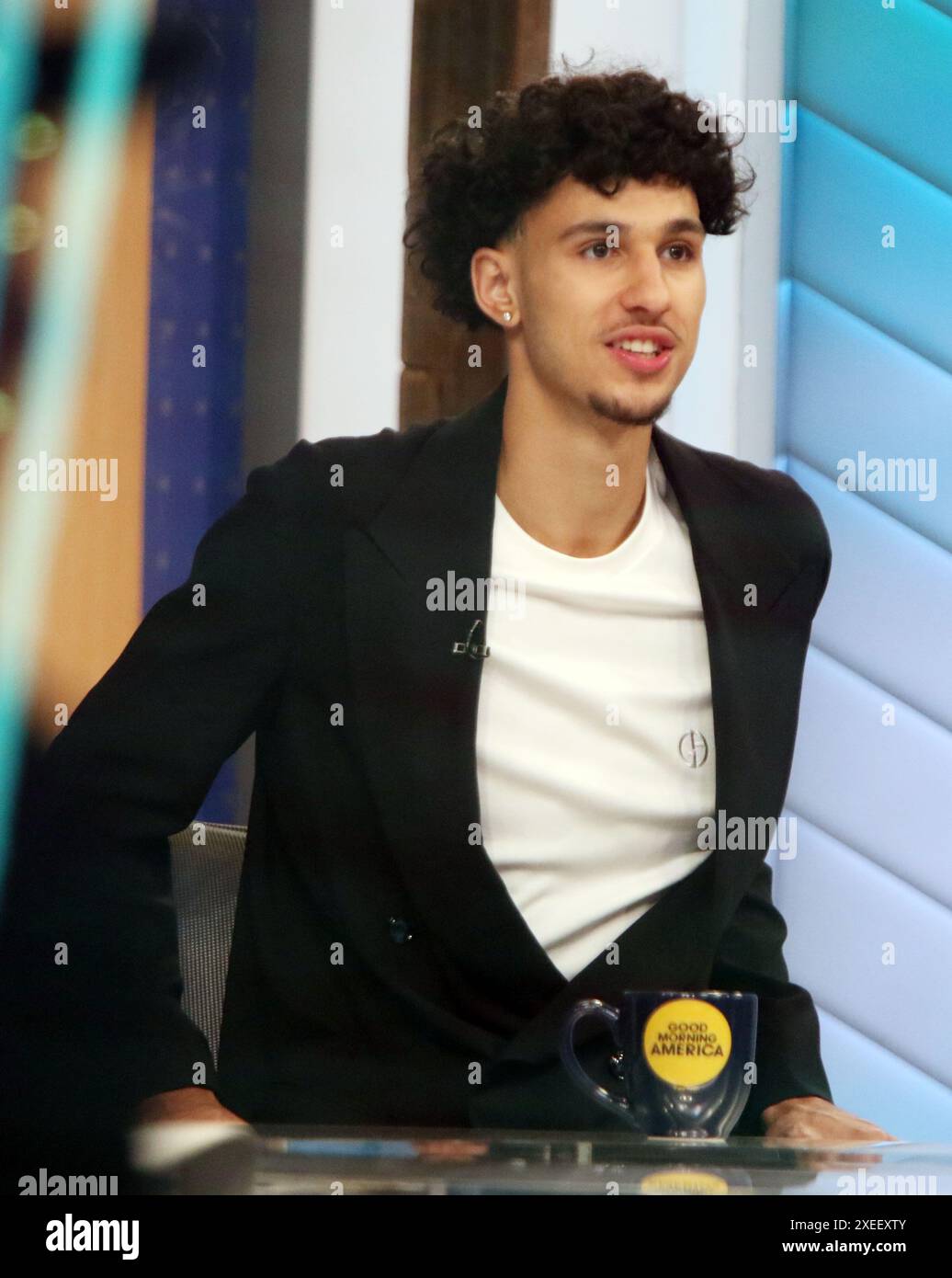 June 27, 2024 Zacharie Risacher 19 year- old Frenchman on Good Morning ...