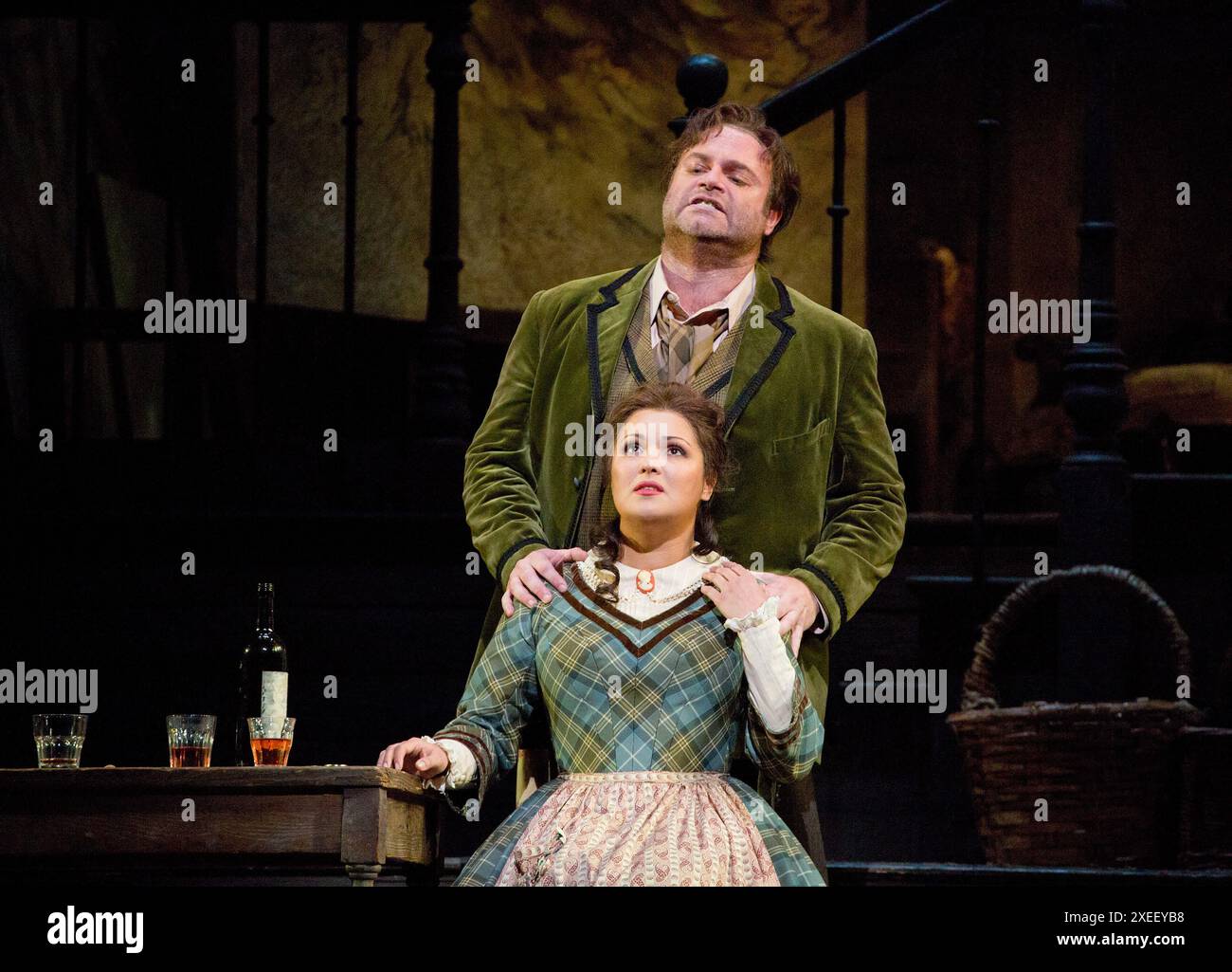 Anna Netrebko (Mimi), Joseph Calleja (Rodolfo) in LA BOHEME at The ...