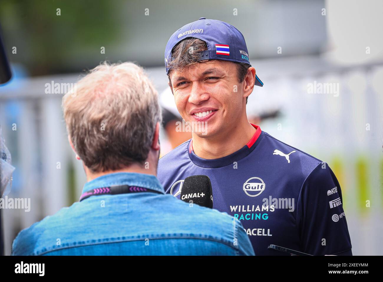 23 Alex Albon, (GRB) Williams Mercedes during the Austrian GP ...