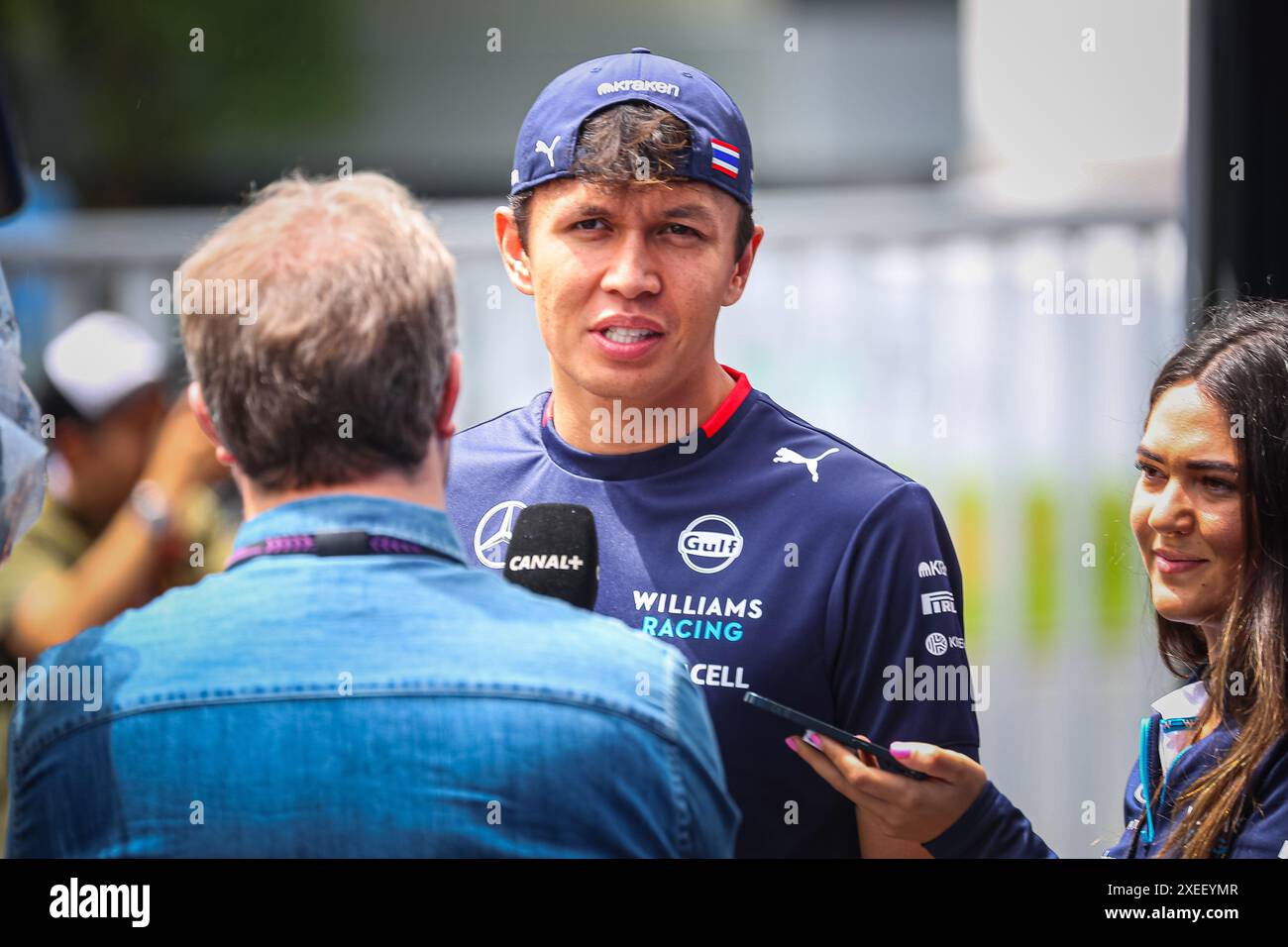 23 Alex Albon, (GRB) Williams Mercedes during the Austrian GP ...