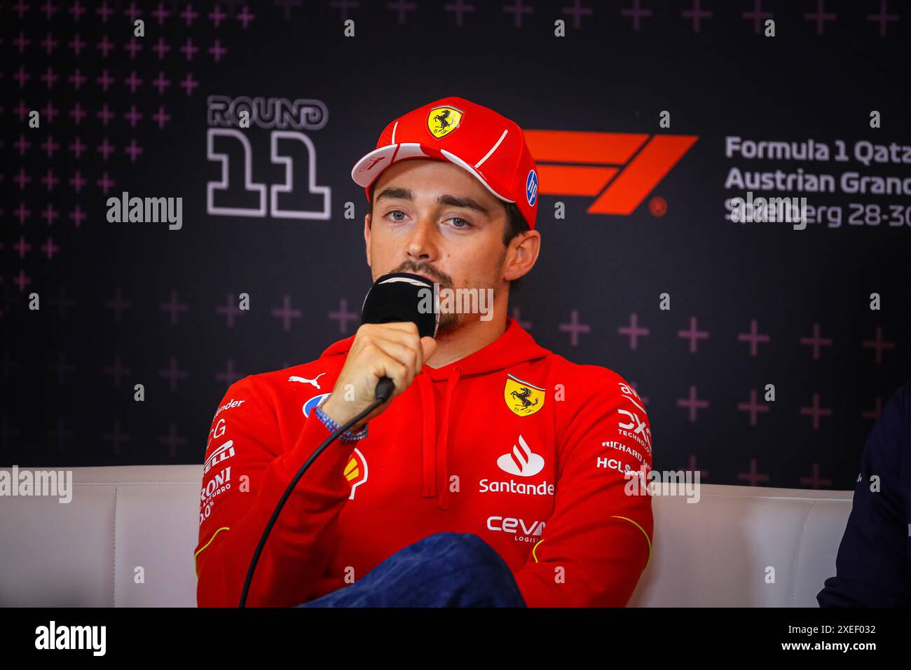 16 Charles Leclerc, (MON) Scuderia Ferrari during the Austrian GP ...