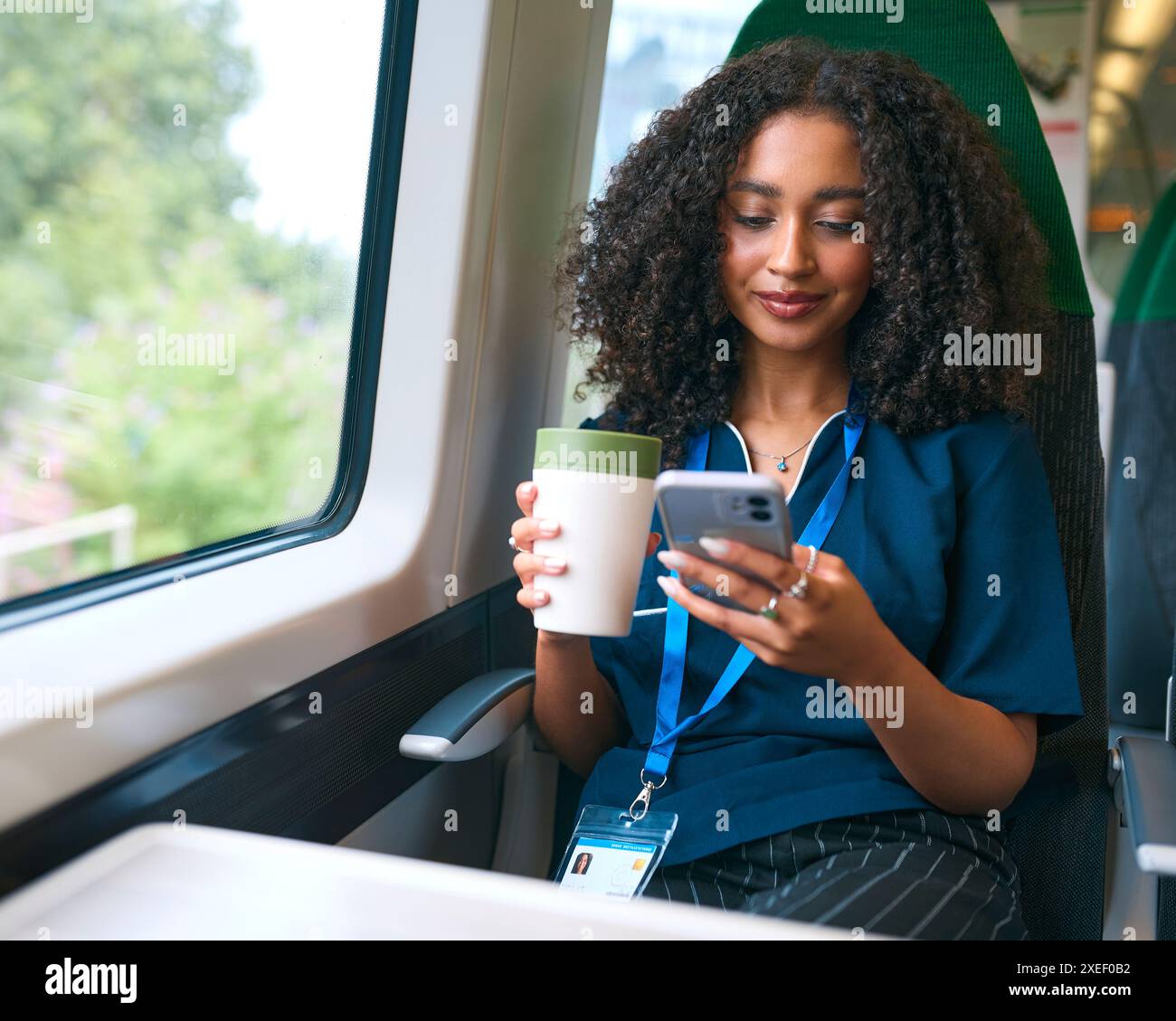 Female doctor nurse commuting hi-res stock photography and images - Alamy