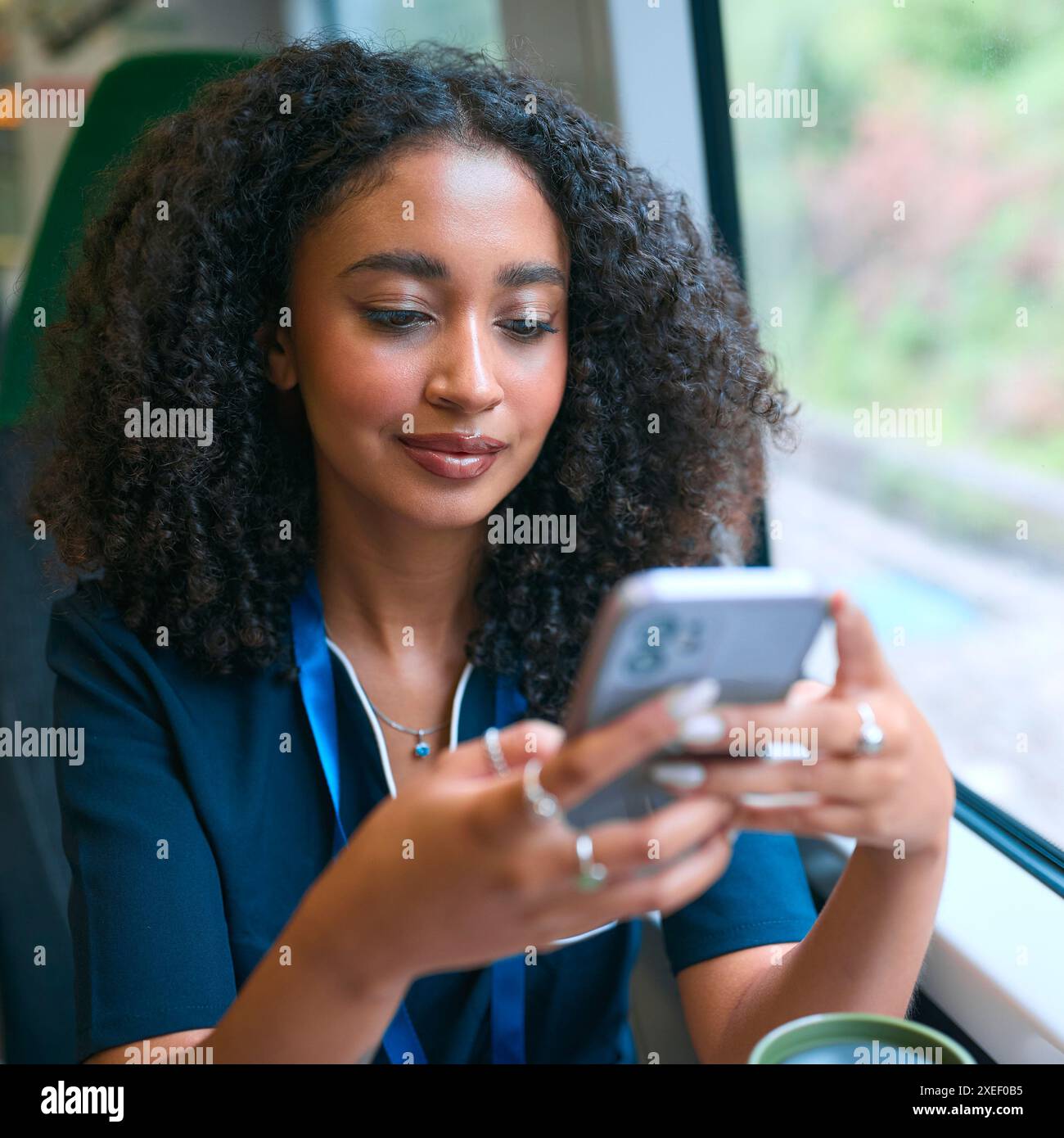 Female doctor nurse commuting hi-res stock photography and images - Alamy